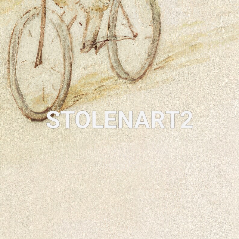 Peter Rabbit, Benjamin Bunny and Friends on Bicycles, Vintage Bunny ...