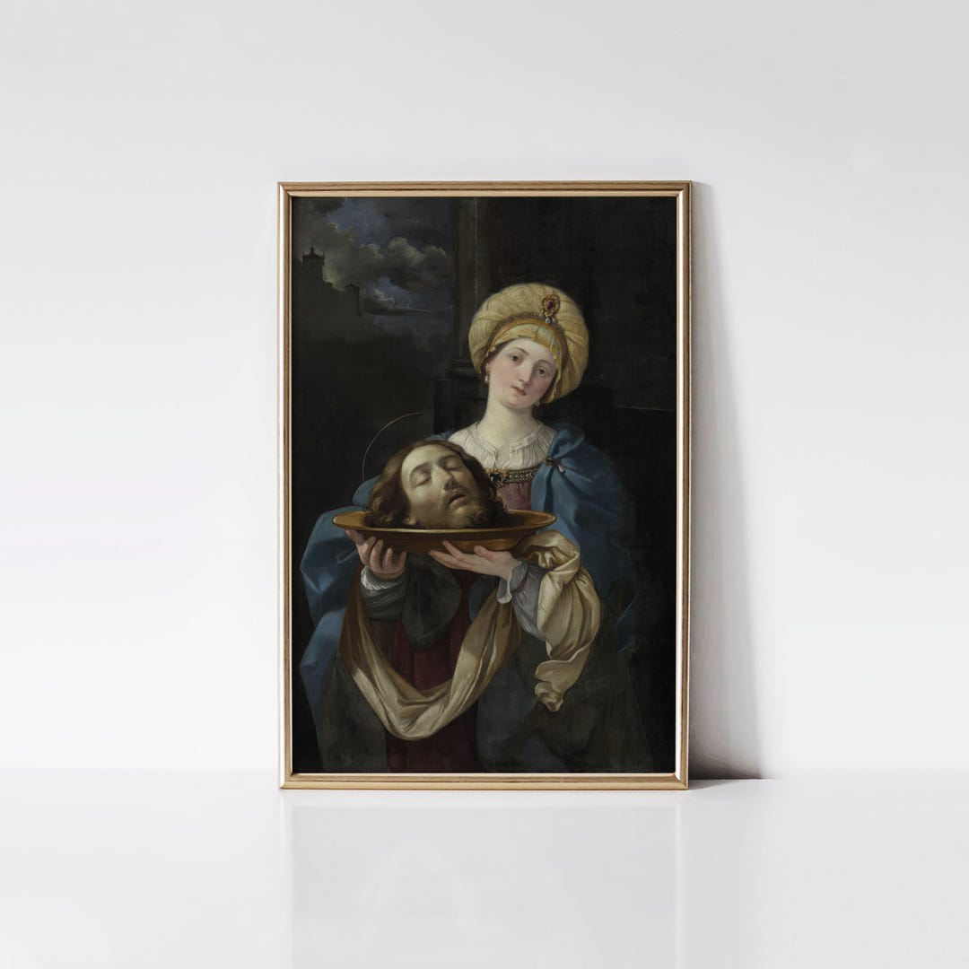 Salome With the Head of John the Baptist by Guido Reni, Biblical Fine ...