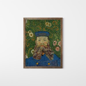 The Postman, Portrait of Joseph Roulin 1889 Vincent Van Gogh Print ...