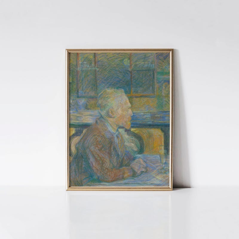 Toulouse Lautrec Portrait - Etsy