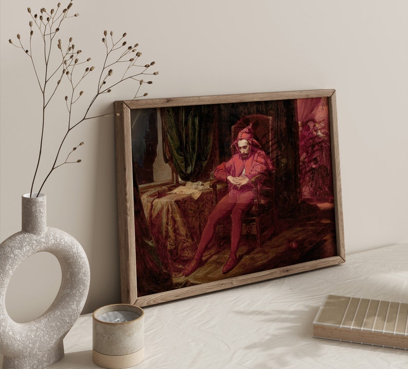 Stańczyk the Sad Jester Jan Matejko Print Sad Clown - Etsy