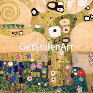 The Tree of Life, Gustav Klimt Print, Tree of Life Painting, Tree of ...