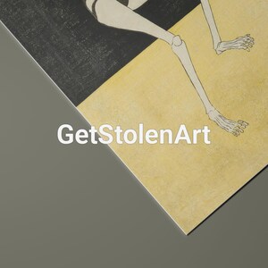 Skeleton From Flower of Edo - an Ichikawa Saga, Japanese Skeleton Print ...