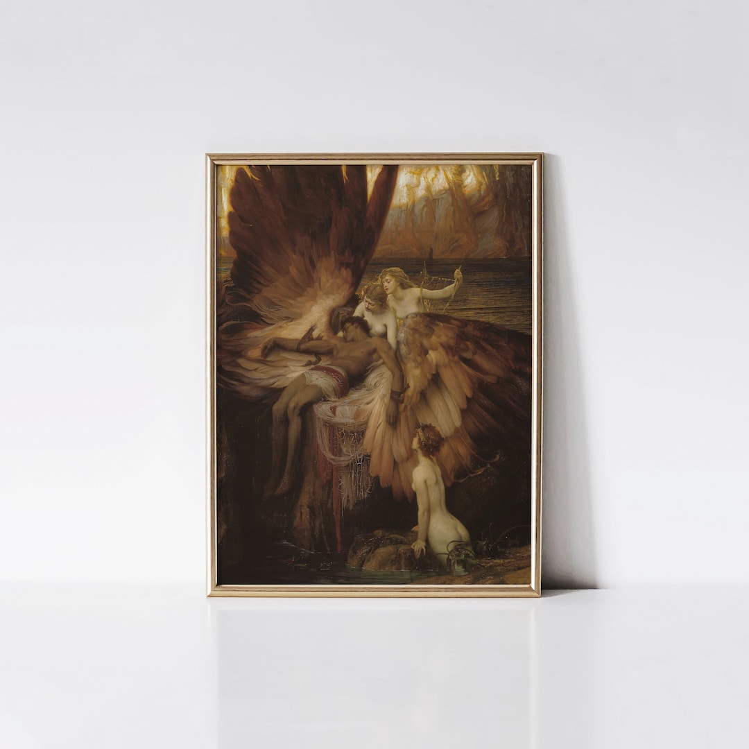 The Lament for Icarus 1898 by Herbert James Draper Print, Greek Myth ...
