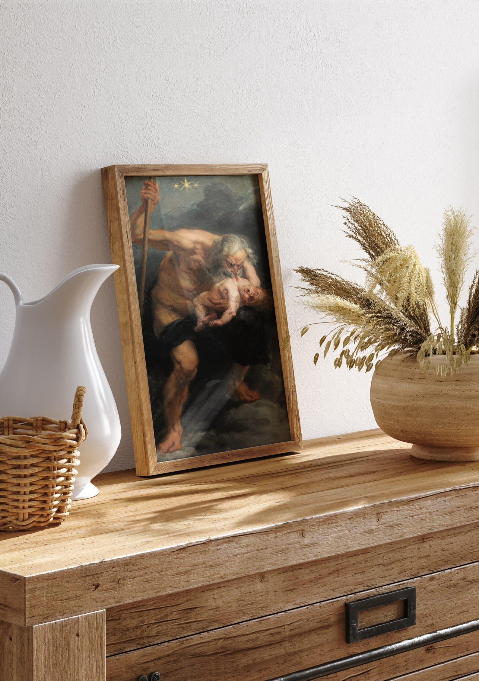 Saturn Devouring His Son 1636 by Peter Paul Rubens Print, Gothic Home ...