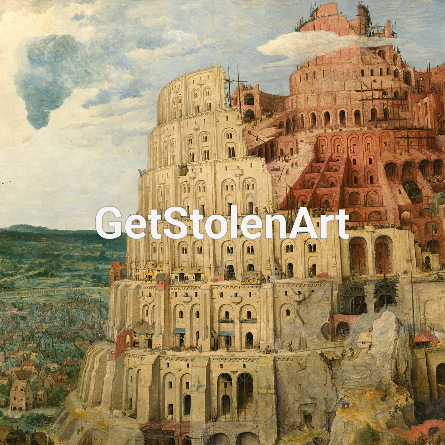 The Tower of Babel, Pieter Bruegel the Elder Print, Biblical Wall Art ...