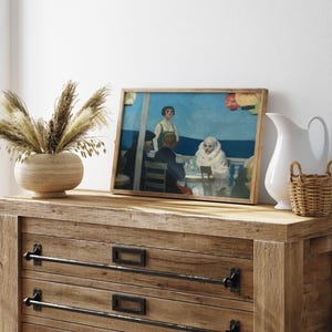 Soir Bleu, Edward Hopper Print, Clown at Cafe Painting, Classic ...