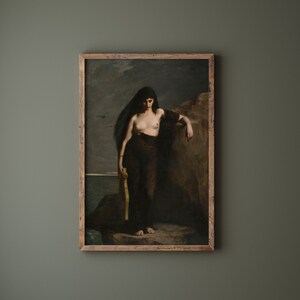 Sappho Print, Antique Lesbos Painting, Greek Mythology Art. - Etsy