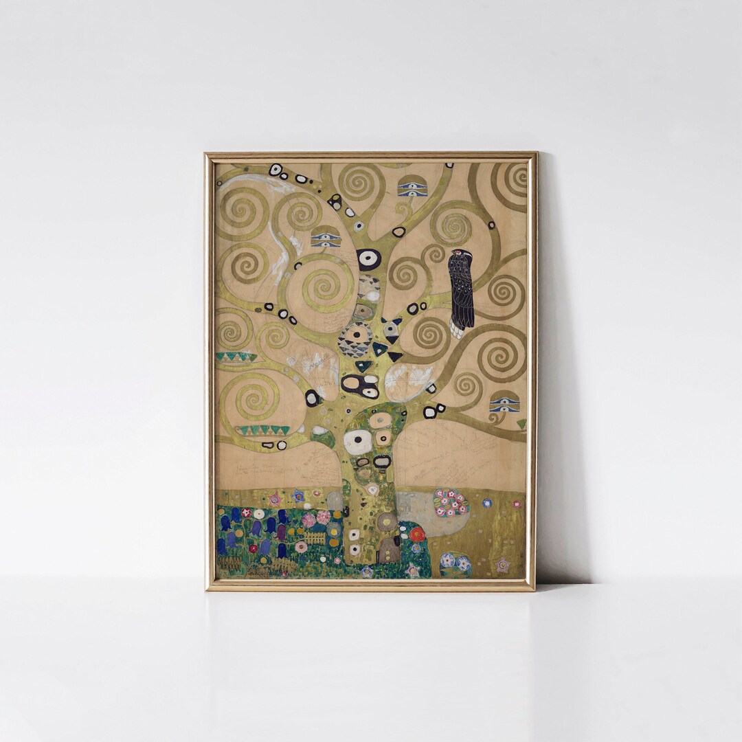 The Tree of Life, Gustav Klimt Print, Tree of Life Painting, Tree of ...