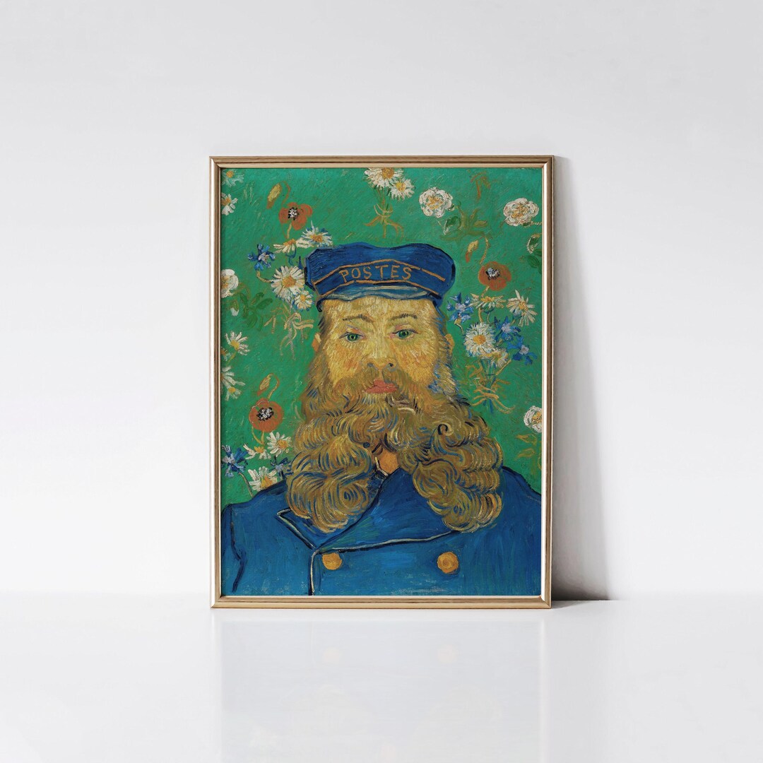 The Postman, Portrait of Joseph Roulin 1888 Vincent Van Gogh Print ...