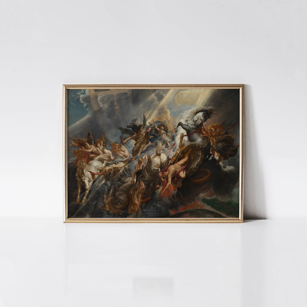 The Fall of Phaeton Rubens Painting Print Greek Mythology - Etsy