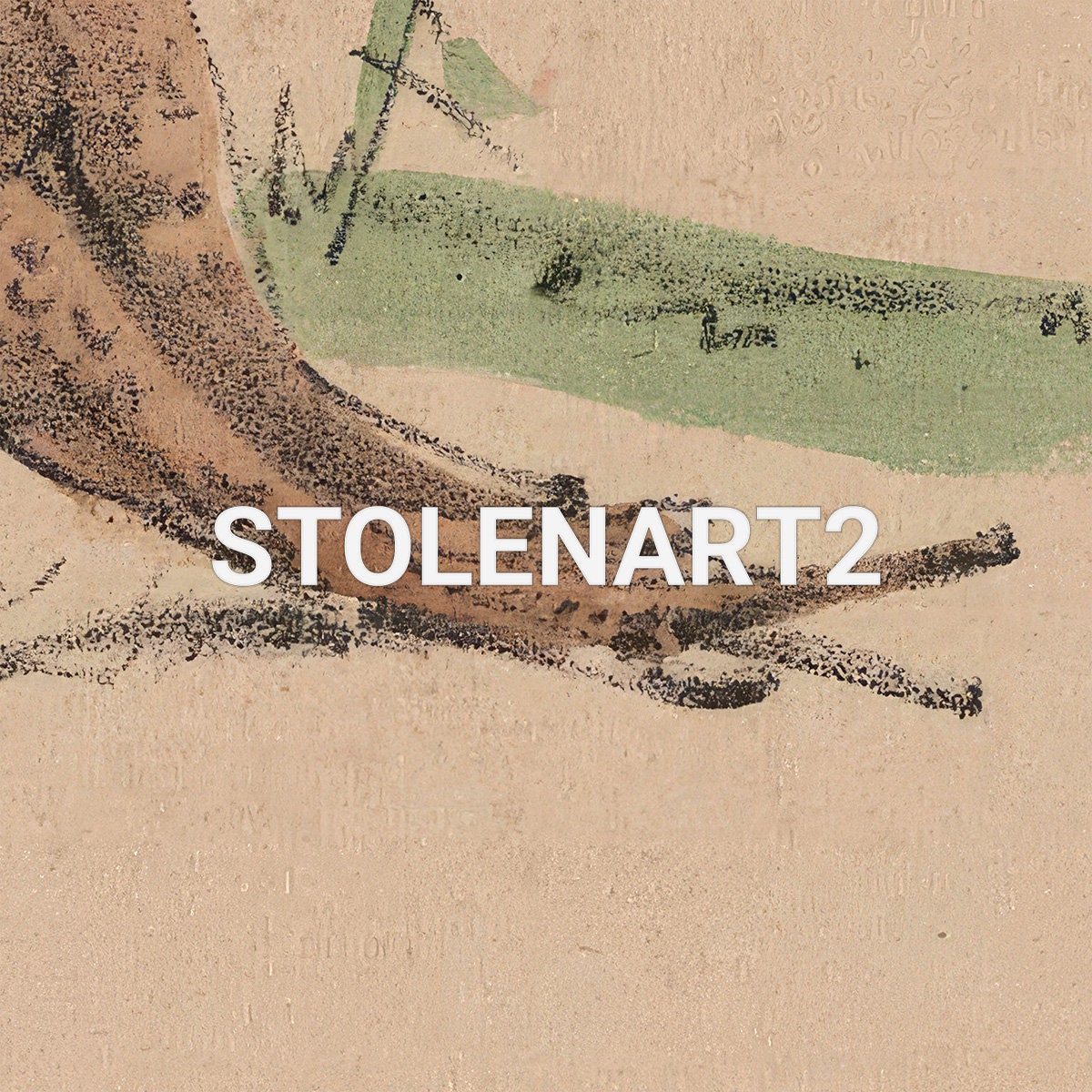 Toad With a Cigarette Under a Toadstool Neutral Tones Wall - Etsy