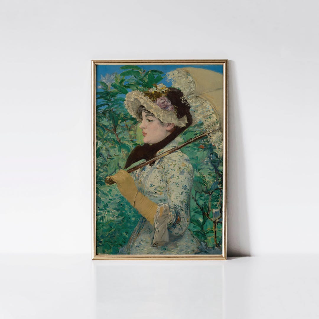 Jeanne, Spring 1881 by Édouard Manet Fine Art Print, Vintage Wall Art ...