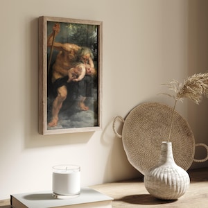 Saturn Devouring His Son 1636 by Peter Paul Rubens Print, Gothic Home ...