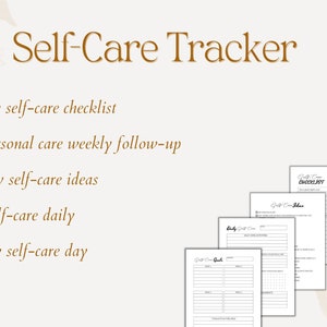 Personal Care Tracker Kit Personal Care Checklist Personal Care ...