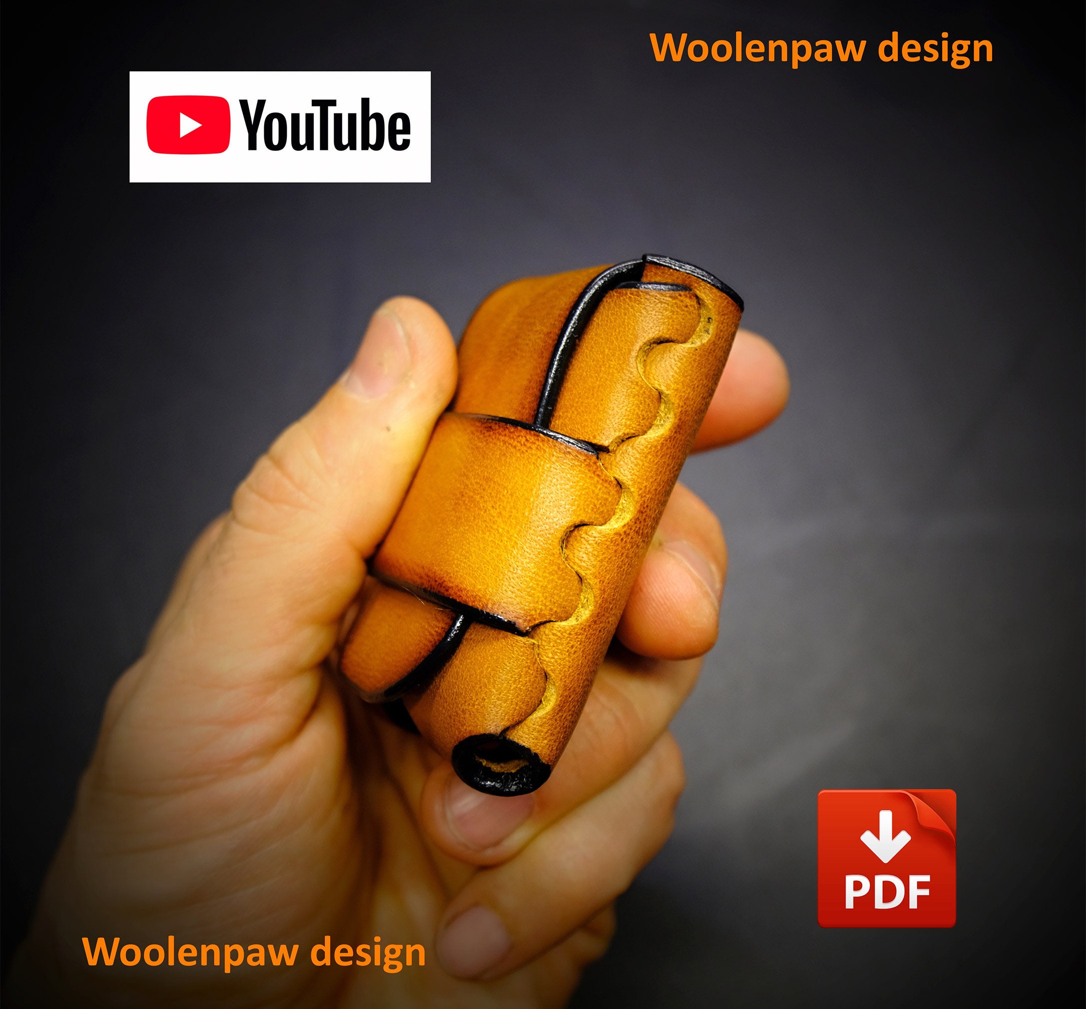 LEATHER ZIPPO Cover Pdf Pattern Download - Etsy