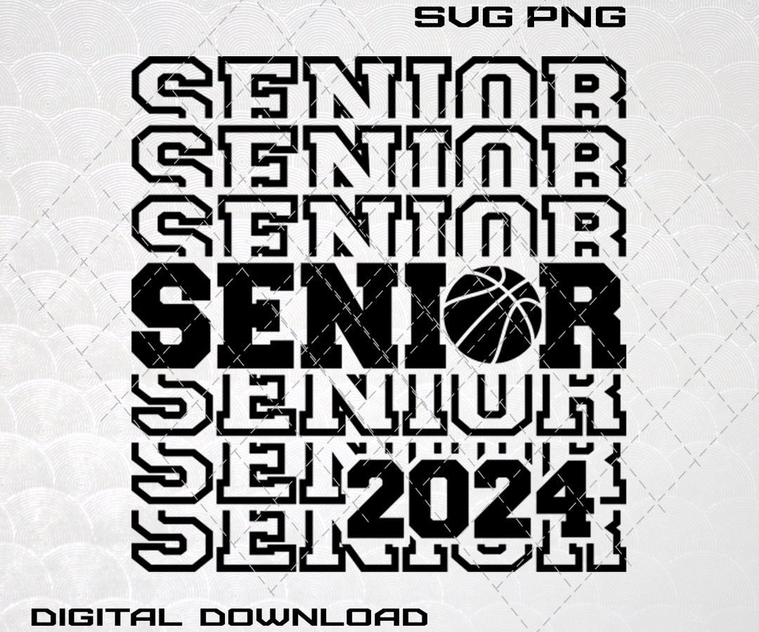 Senior Basketball Svg File - Etsy