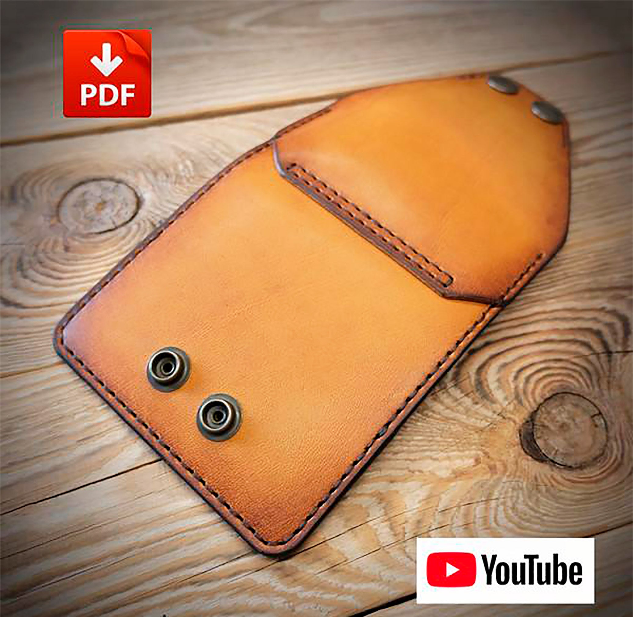 Star Wallet - Leather PDF Pattern for Euro and Dollar Laser (SVG, CDR ...