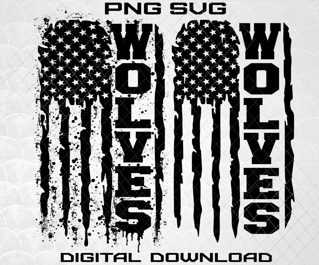 Wolves Football Svg File - Etsy