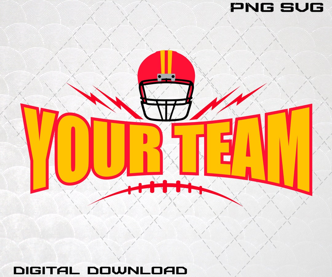 Your Team Football Svg - Etsy