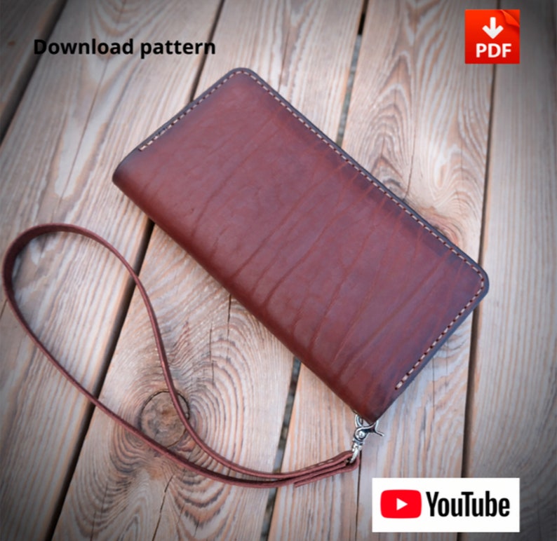 Long Wallet Pattern PDF - Etsy
