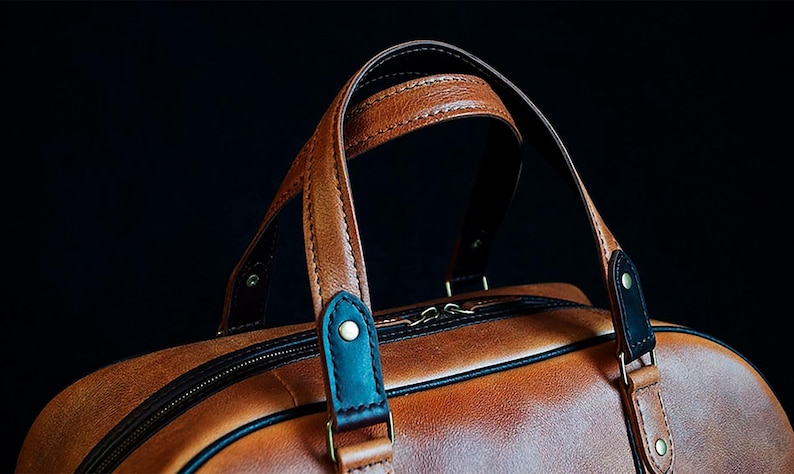 Leather Duffle Bag Pattern, Leather Pattern Duffle Bag PDF, Travel Bag ...