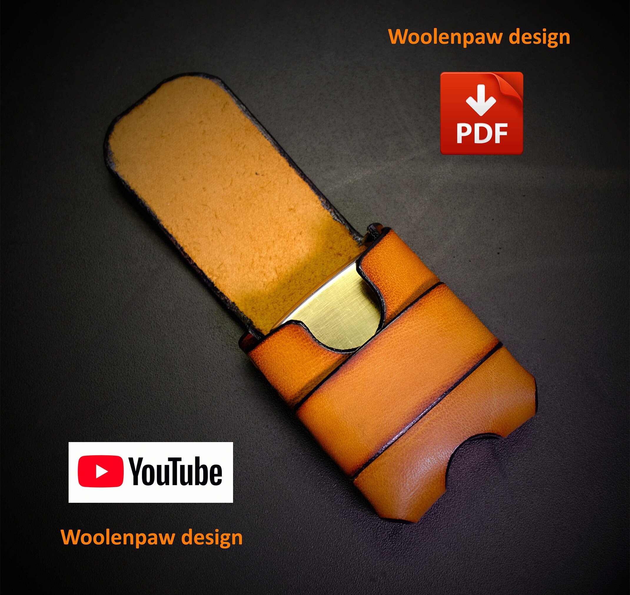 LEATHER ZIPPO Cover Pdf Pattern Download - Etsy