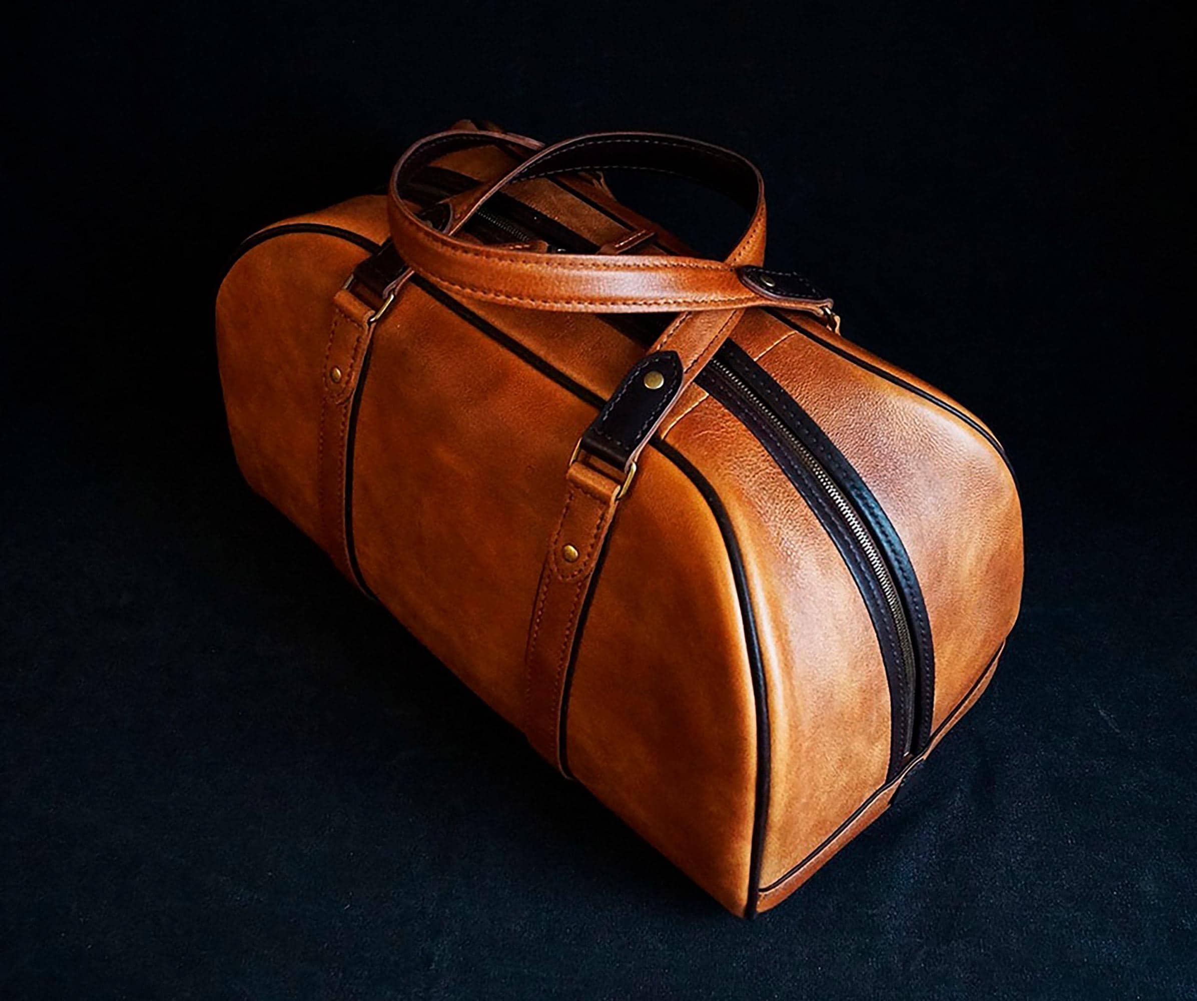 Leather Duffle Bag Pattern, Leather Pattern Duffle Bag PDF, Travel Bag ...