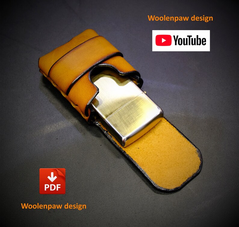 LEATHER ZIPPO Cover Pdf Pattern Download - Etsy