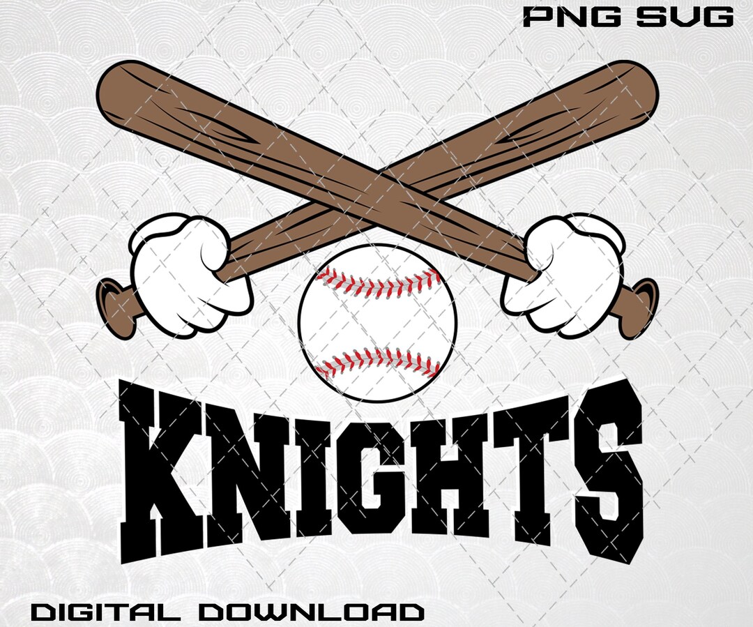 Knights Baseball Svg Knights Softball Svg Etsy