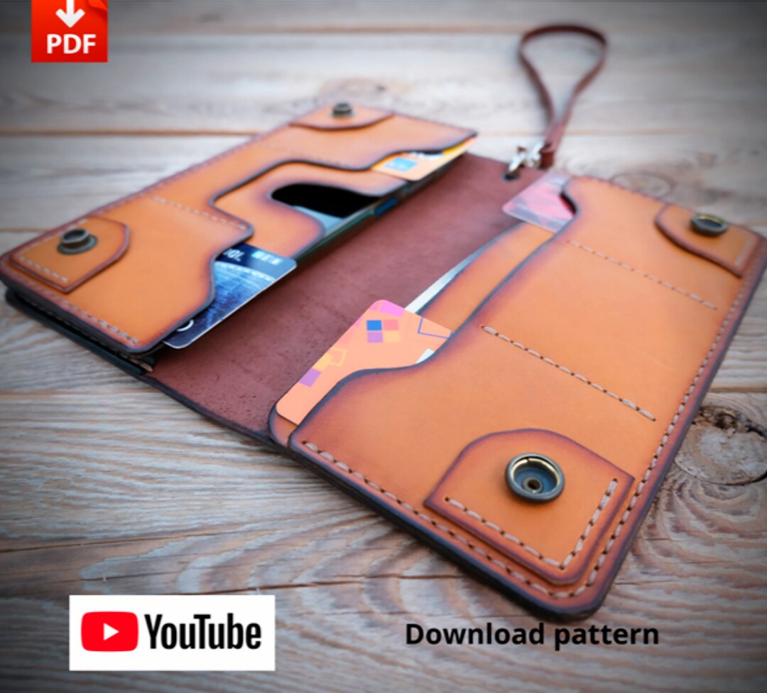 Long Wallet Pattern PDF - Etsy