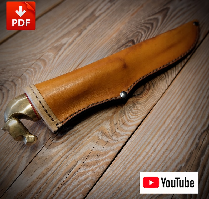 Knife Case Leather Pdf Pattern Svg Laser, Knife Sheath PDF Pattern Svg ...