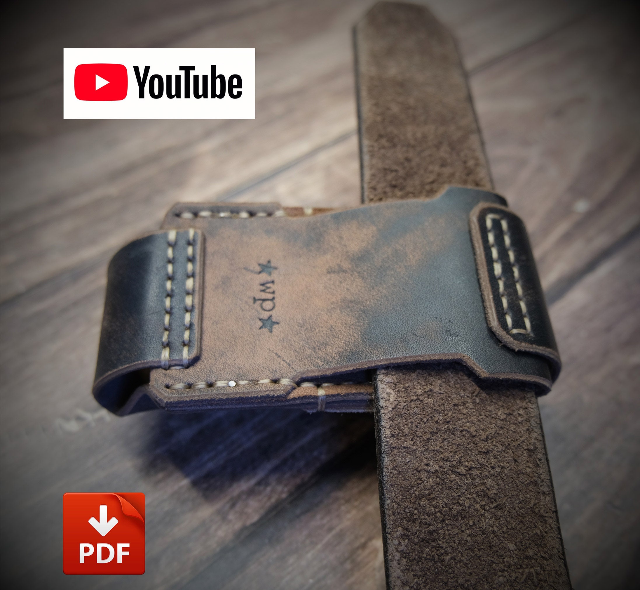 Multi/tool Leather Knife Sheath Pattern Pdf - Etsy