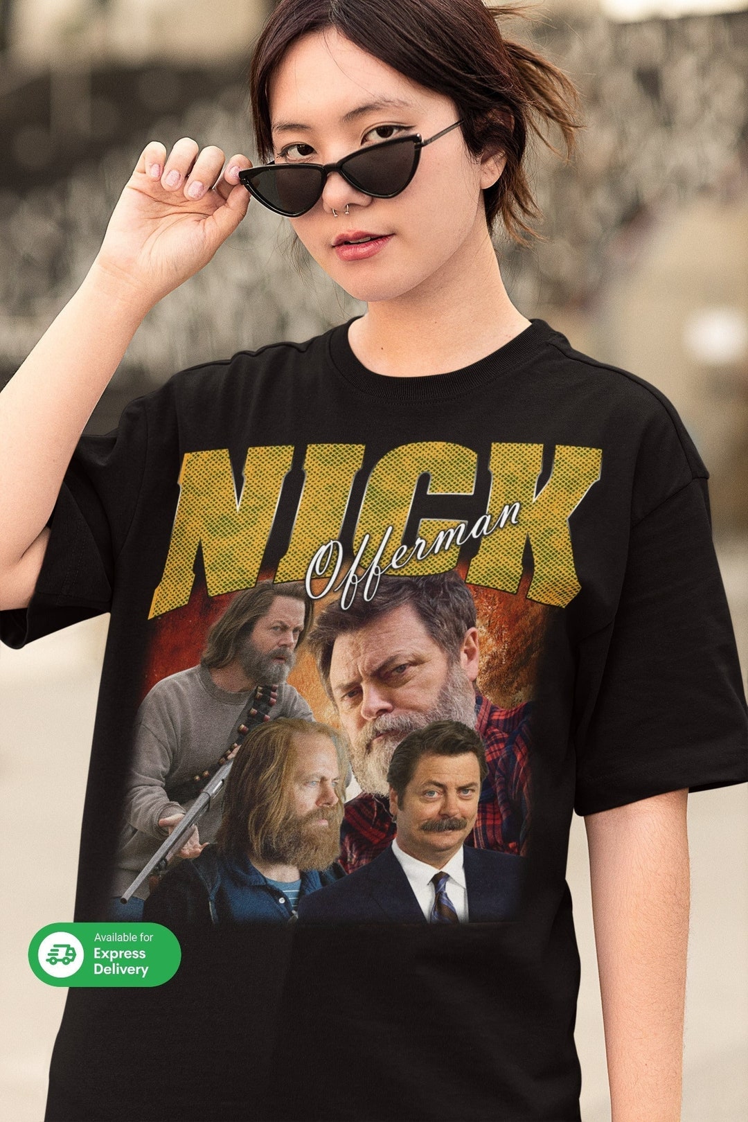 Nick Offerman Vintage Classic Bootleg Tshirt 90s Homage - Etsy