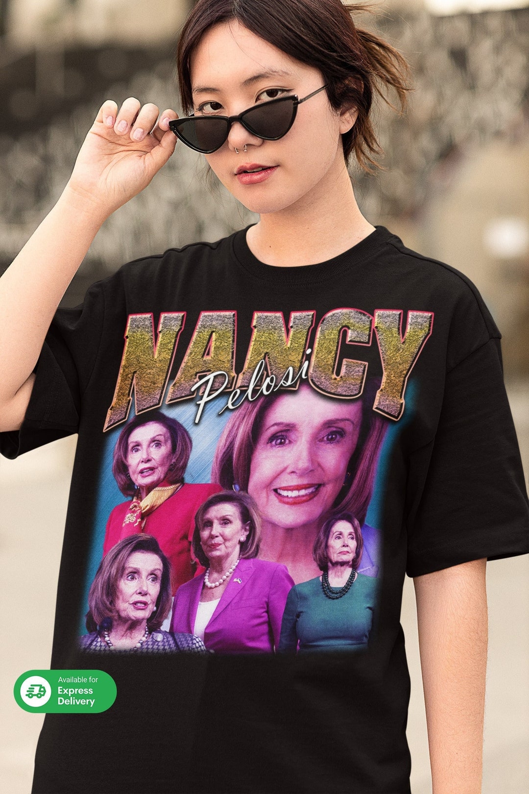 Nancy Pelosi Unisex Vintage Tshirt Gift Customized Graphic - Etsy