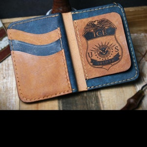 Federal Badge Wallet - Etsy