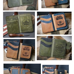 Custom Badge Wallet With Federal Credential Holders. - Etsy