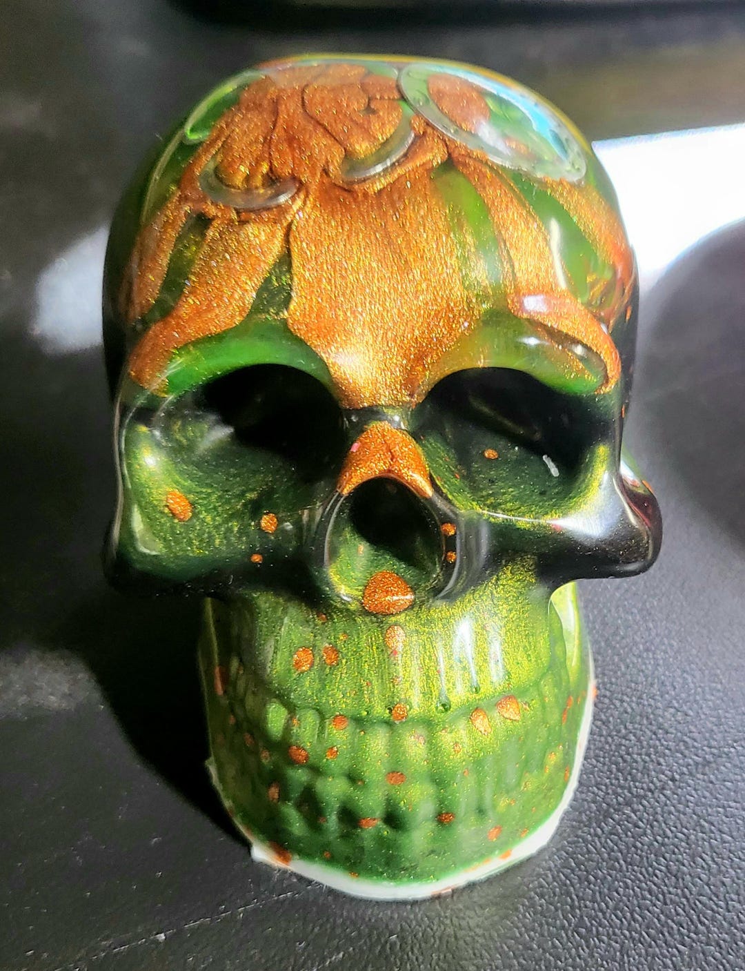 Skull Paperweight With Lucky Charms - Etsy