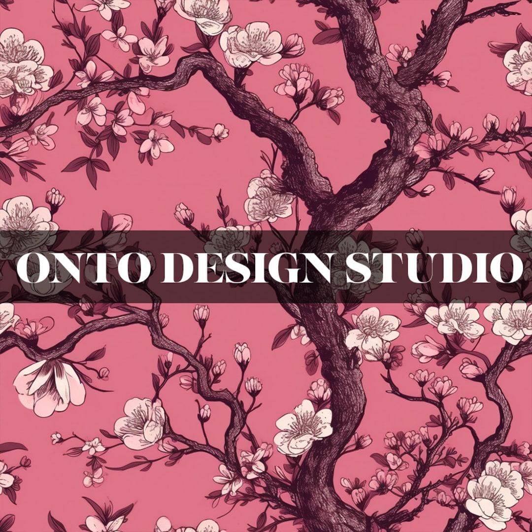 Flowering Plum Tree - Digital Download, Paper Textures, Tiling Pattern ...