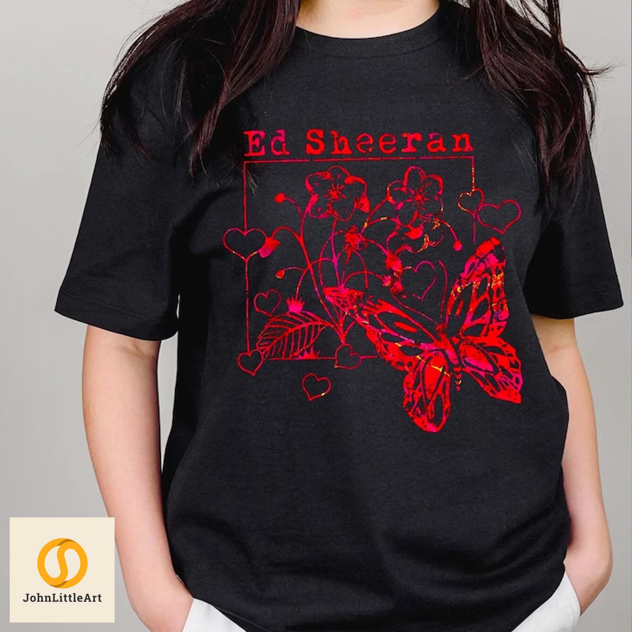 Ed Shee Tour 2 Slides Graphic Tee, Ed Shee Fan Gift, Trending Shirt ...