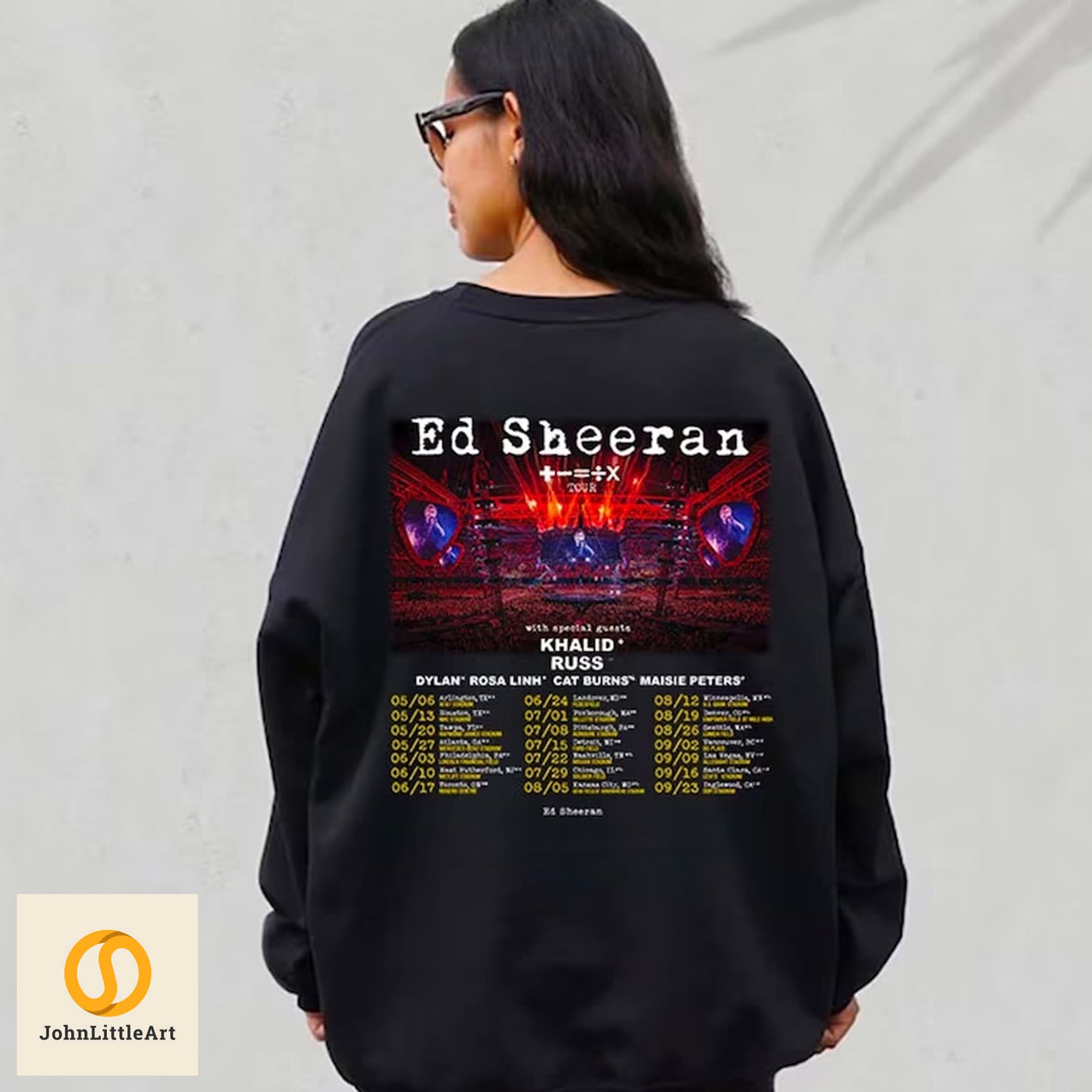 Ed Shee Tour 2 Slides Graphic Tee, Ed Shee Fan Gift, Trending Shirt ...