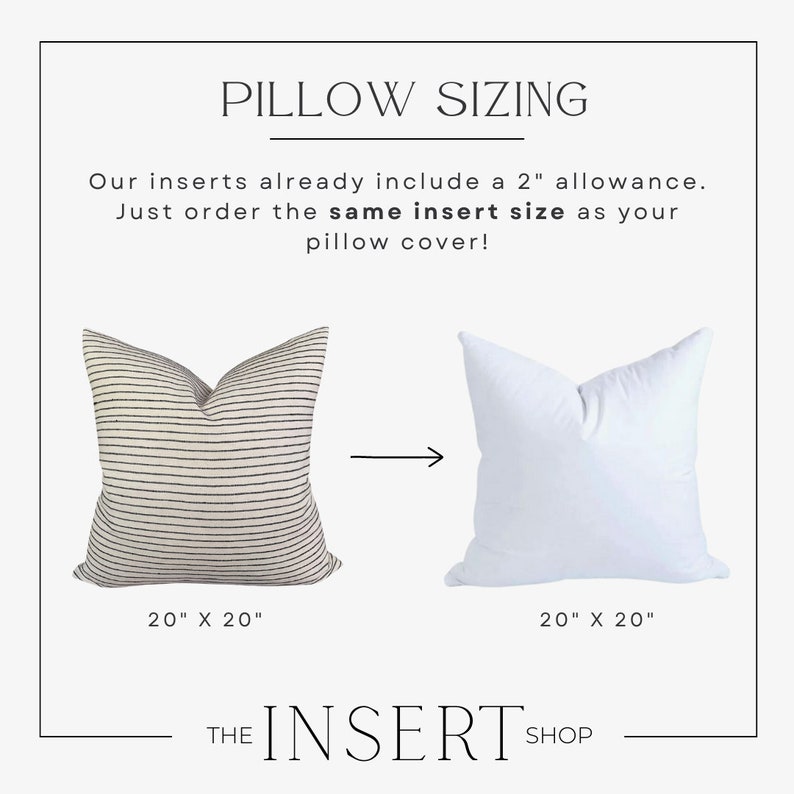 Feather Down Pillow Insert 10x14 // Heavy Weight // Fluffy // Throw Pillow Insert // Throw ...