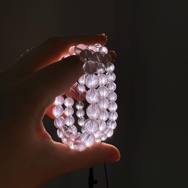 Rose Quartz Bracelet - Etsy