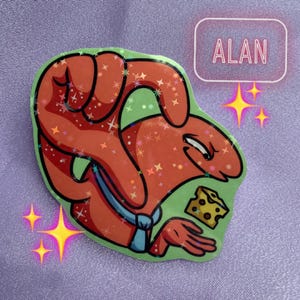 Smilin Friends Heart Hands Fanart Sparkle Stickers | Holographic ...