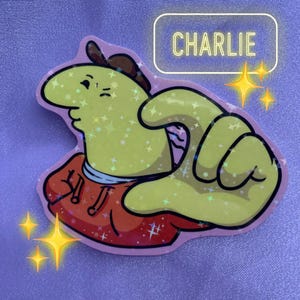 Smilin Friends Heart Hands Fanart Sparkle Stickers | Holographic ...