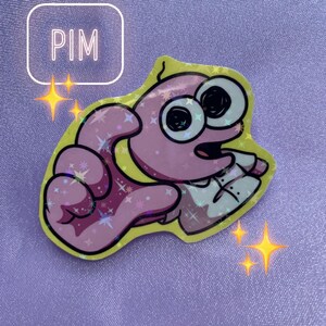 Smilin Friends Heart Hands Fanart Sparkle Stickers | Holographic ...