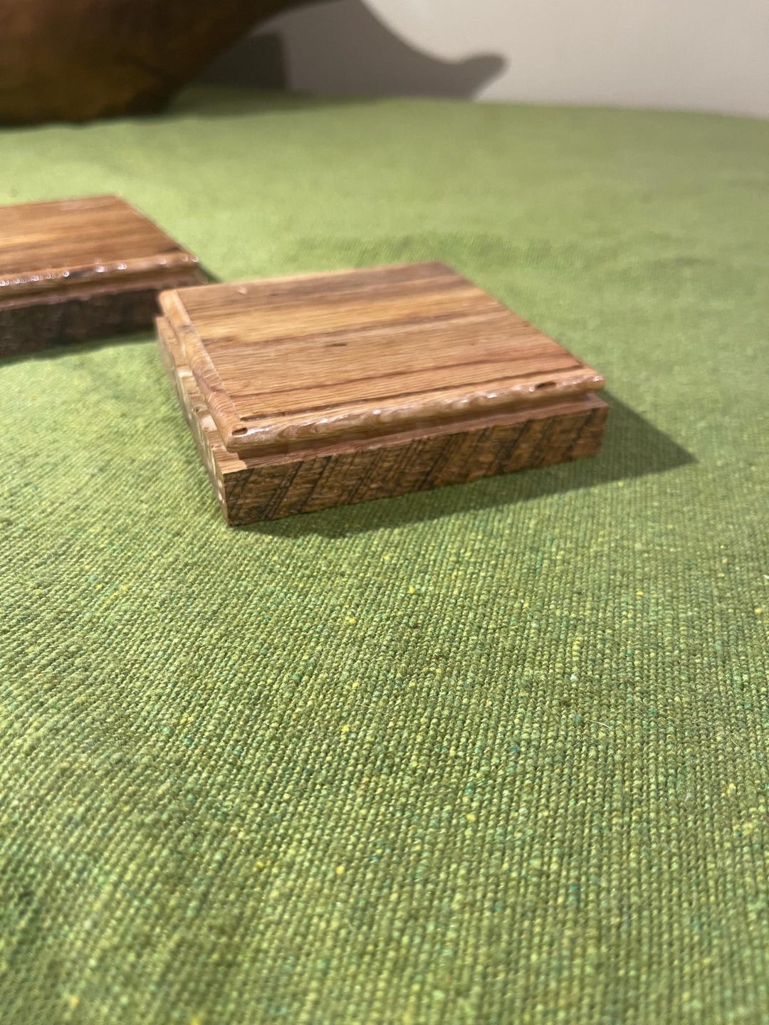 Chunky Solid Oak Coasters (set of 2) - Etsy