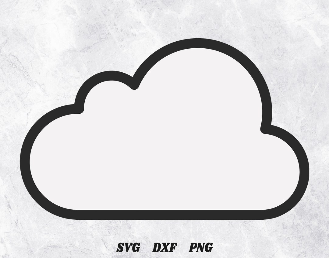 Cloud SVG Cloud DXF Cloud PNG Cloud Cut File Cloud - Etsy Canada