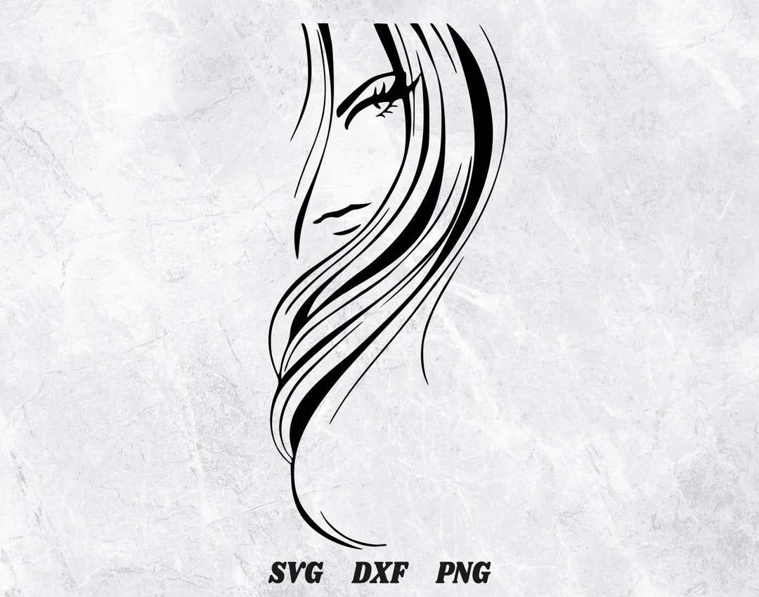 Beautiful Woman SVG Beautiful Woman DXF Beautiful Woman - Etsy