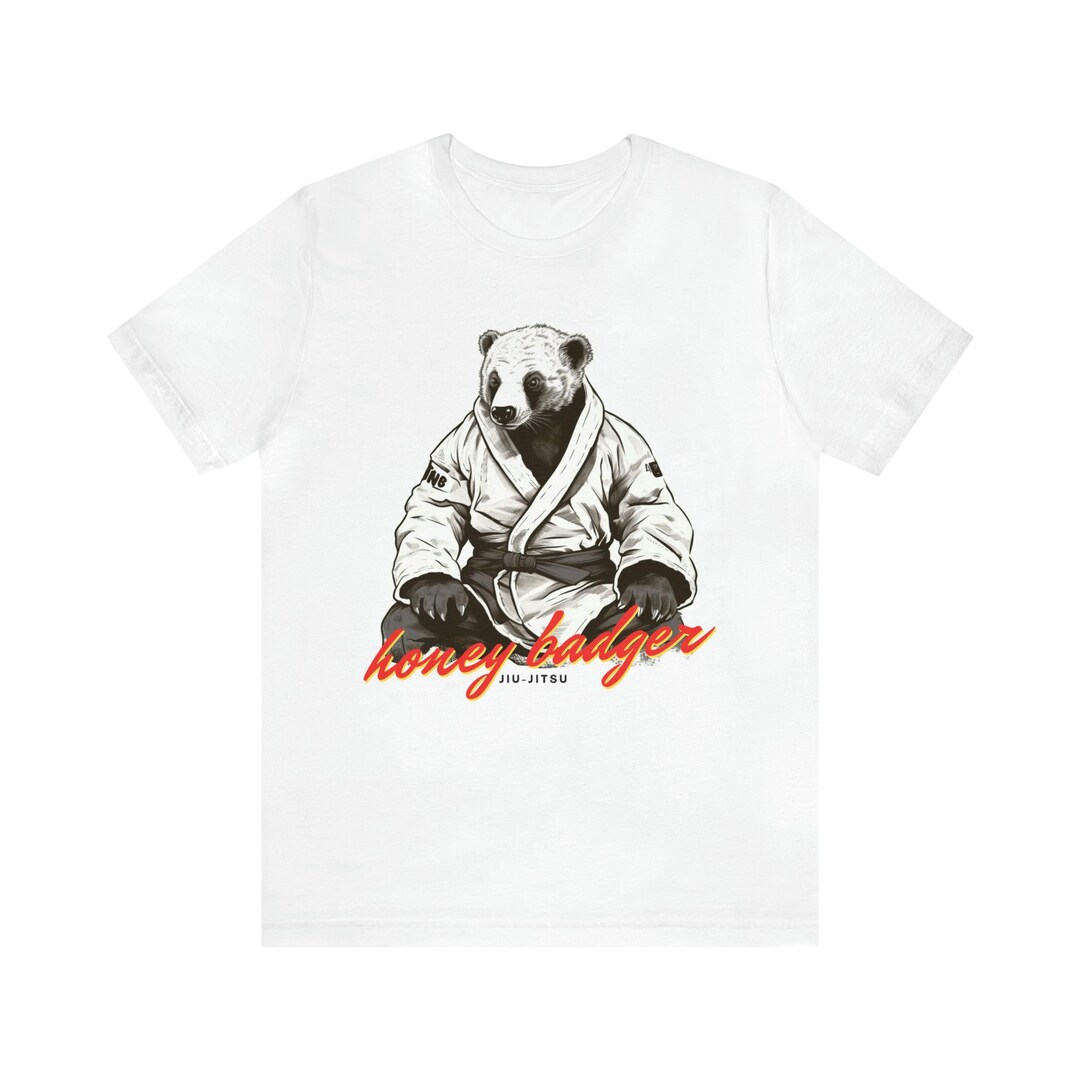 BJJ Tshirt - Animals of Jiu-jitsu - Honey Badger - BJJ - Short Sleeve ...